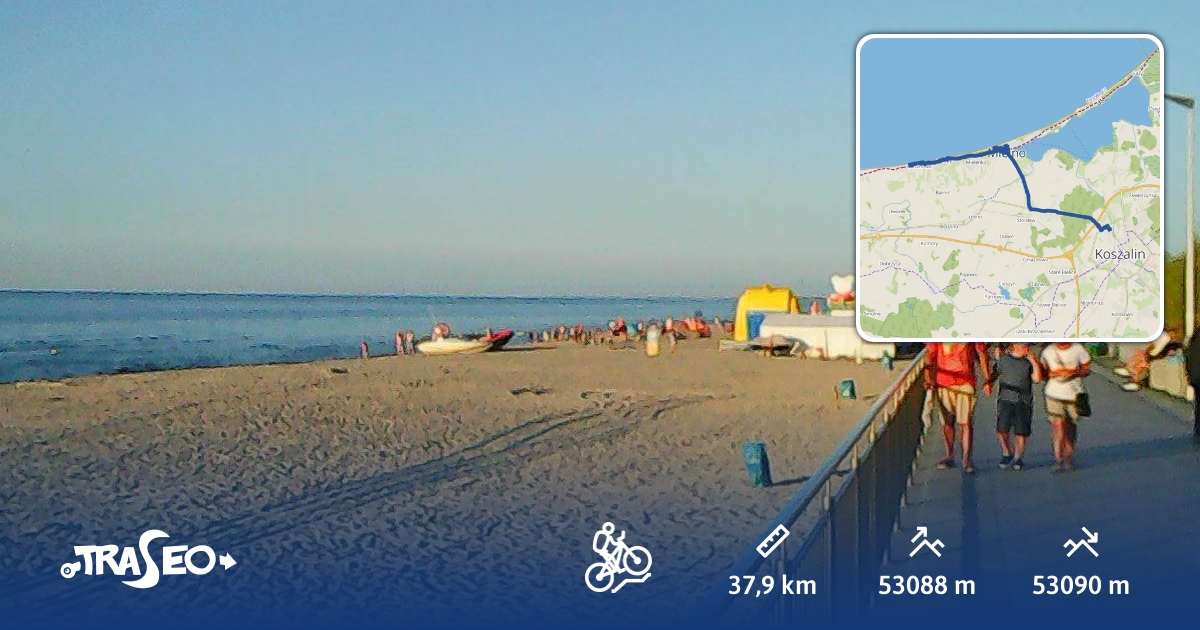 Trasa MTB Koszalin - Mielno - Sarbinowo -Koszalin - Traseo