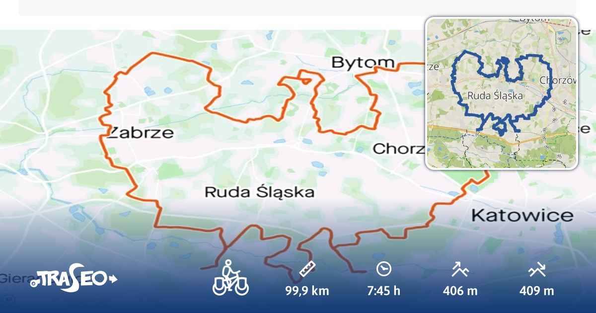 Trasa na rower trekkingowy Orzeł Niepodległości - Traseo