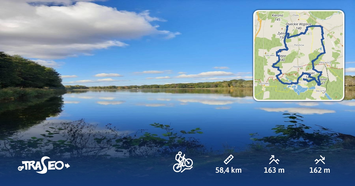 Trasa MTB Lubin Park Militarny - Miłoradzice - Lubin Park Militarny po ...