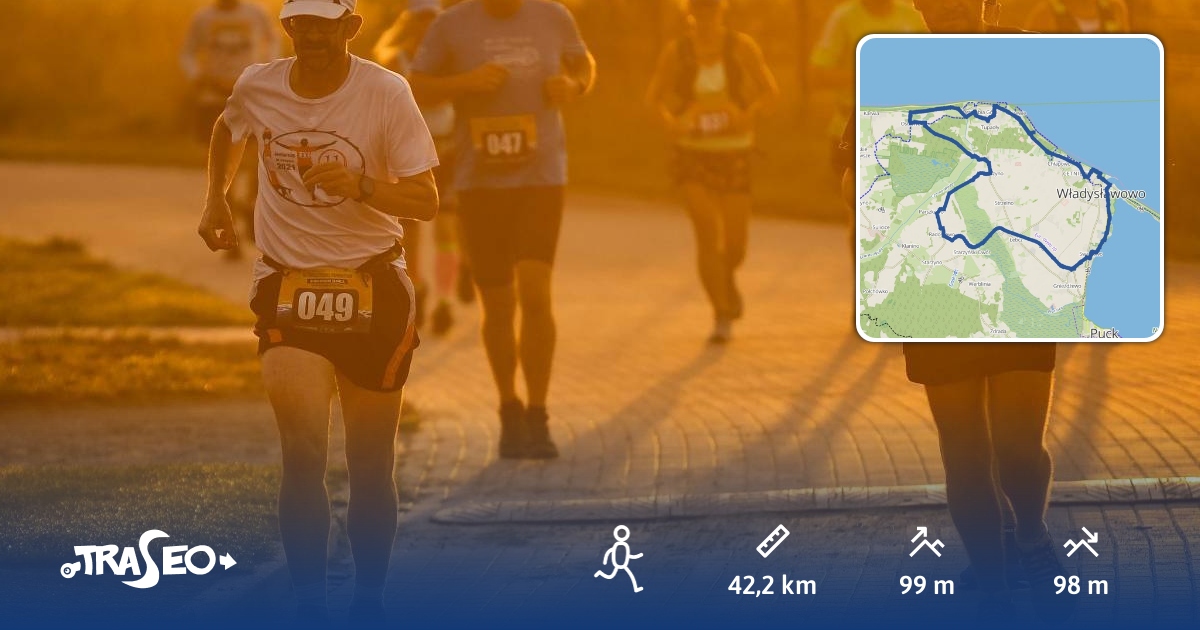 Trasa biegowa Kaszubski Maraton o Wschodzie Słońca - Traseo