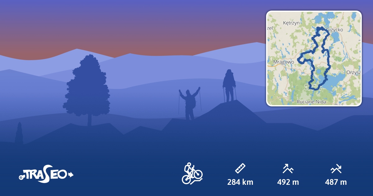 Trasa MTB Mazurska pętla rowerowa - Traseo