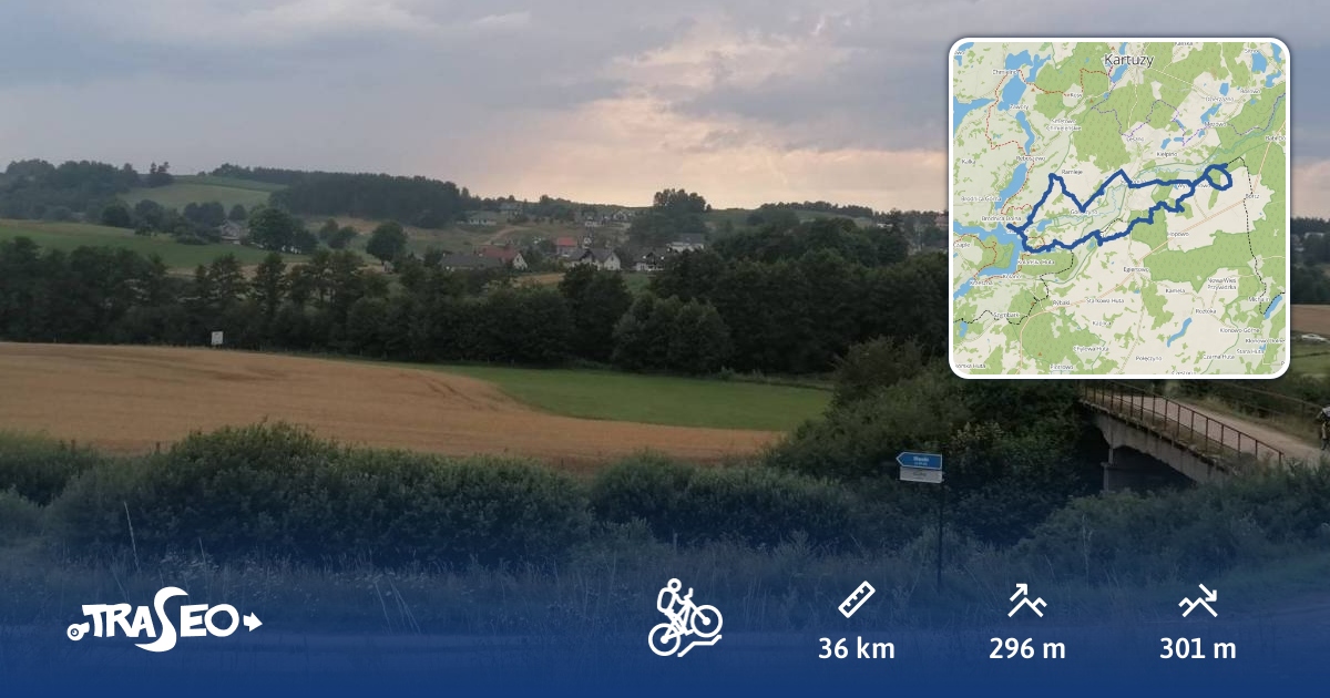 Trasa MTB Rowery Szlak Kamienne Kręgi - oficjalny przebieg - Traseo
