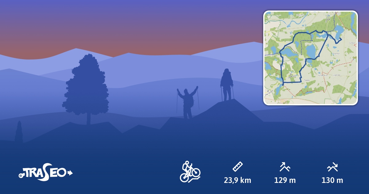 Trasa MTB Skansen Olandia - powiat międzychodzki, Sierakowski Park ...
