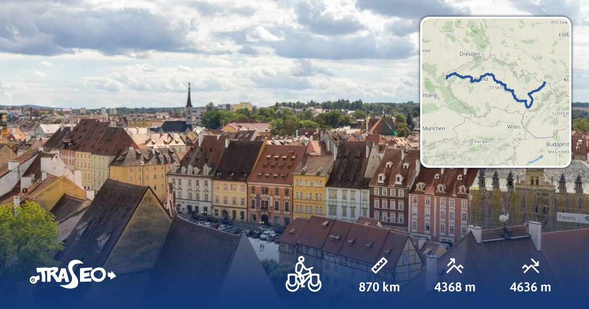 Trasa na rower trekkingowy EuroVelo 4 Czechia - Central Europe Official ...