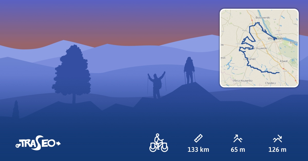 Trasa na rower trekkingowy TRASA Nr 171 - Lubanie i Redecz Krukowy - Traseo