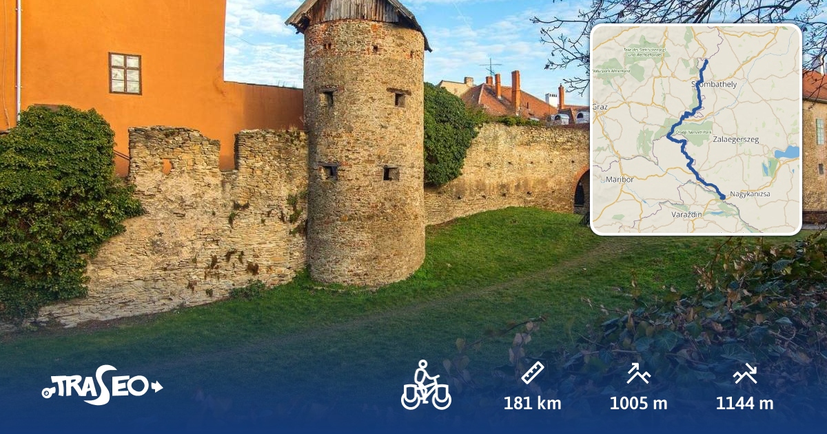 Trasa na rower trekkingowy EuroVelo 13 Hungary and Slovenia - Iron ...
