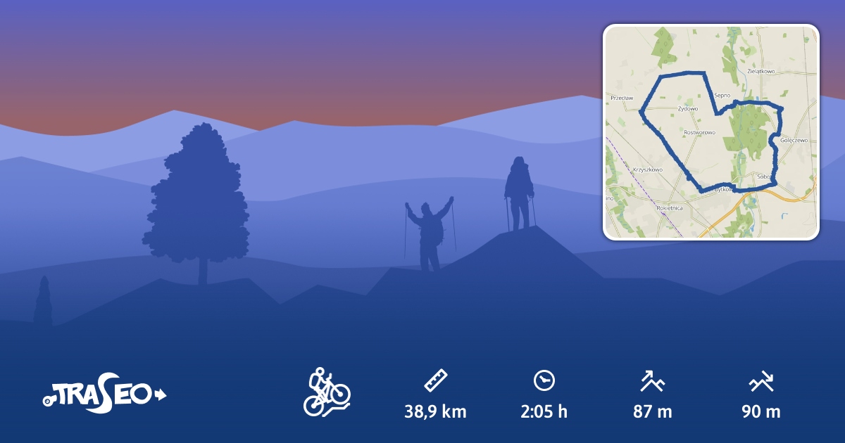 Trasa MTB Pętla Rokietnica_Złotkowo_Chludowo_Nieczajna_Pamiątkowo - Traseo